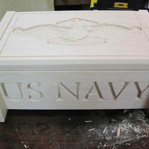US Navy Fleet Marine Force Gift Box 9.5x13 Great for Gifts, Retirements ...