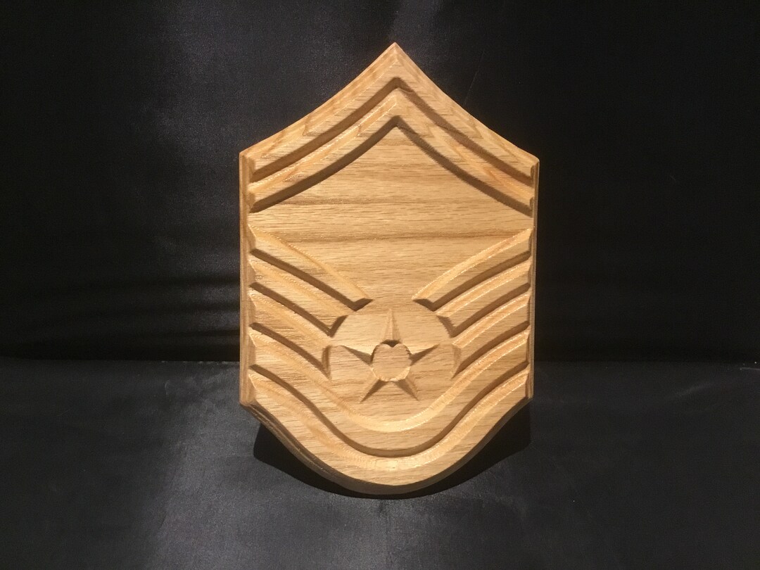 USAF 3D Senior Master Sergeant E-8 Approx 6X11 - Etsy