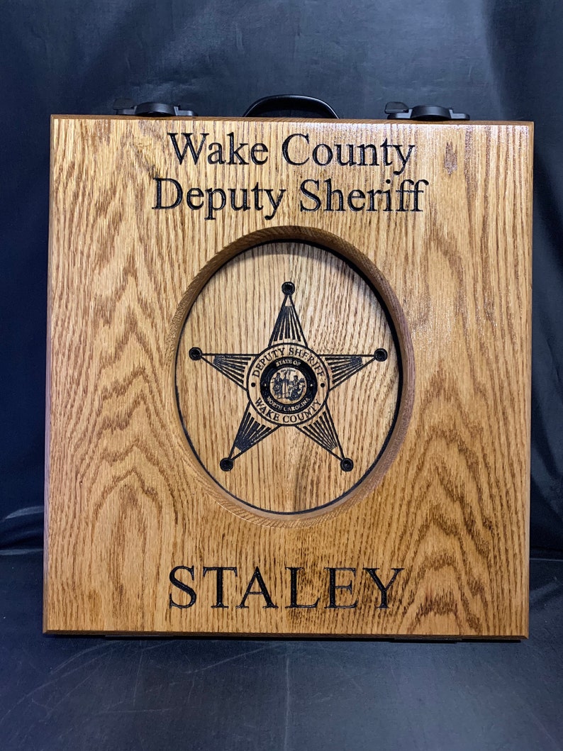 Georgia State Patrol (GSP), State Trooper, Campaign Hat Press/plaque ...