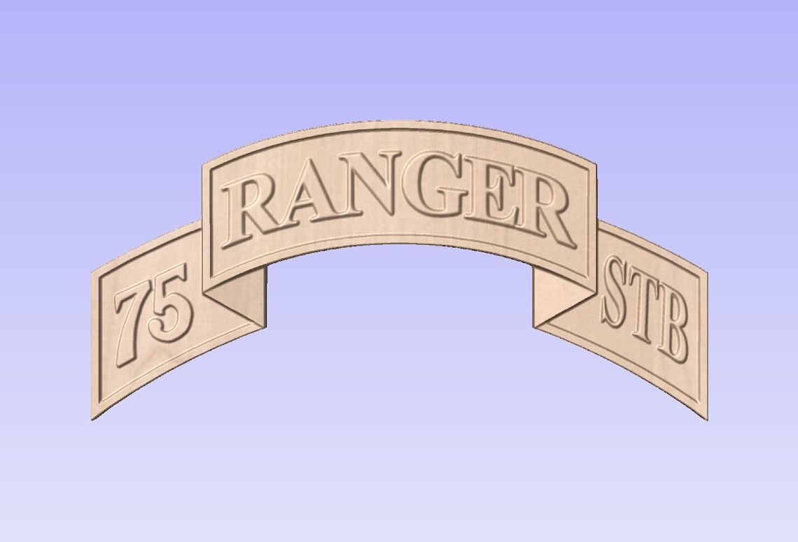 75th Ranger Regiment Scroll approx. 17x7 Your Choice 75th | Etsy