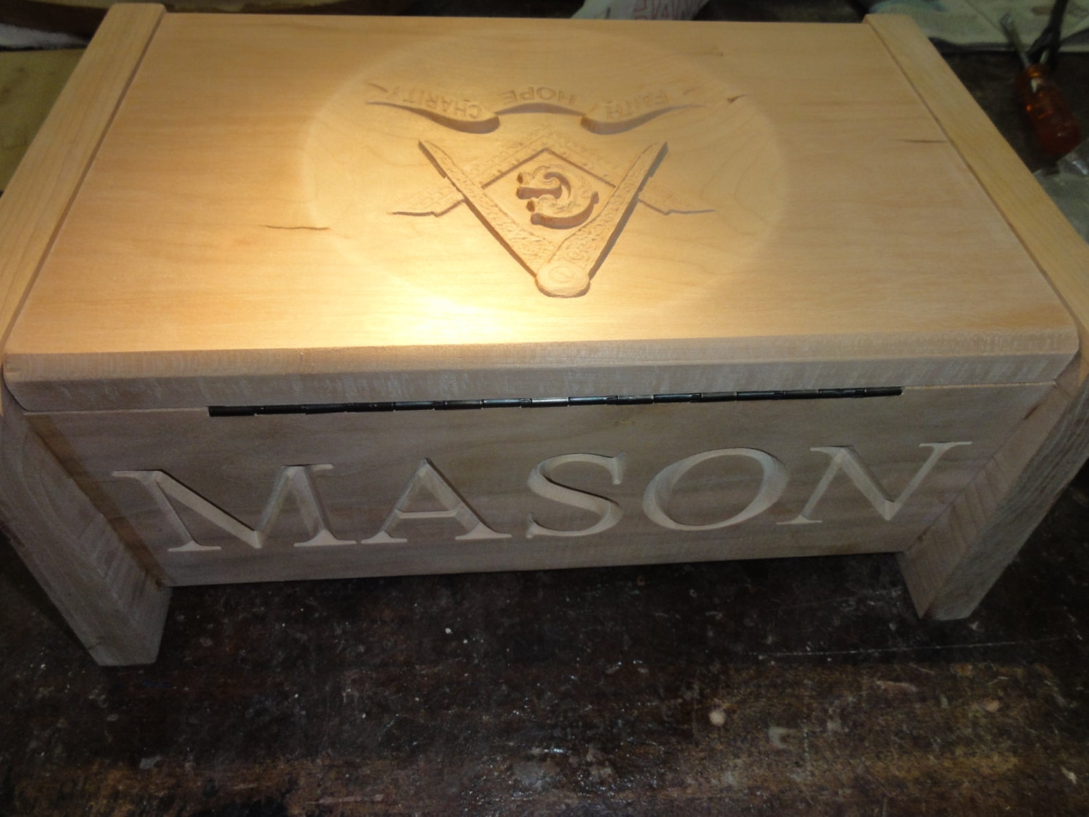 Masonic Free Mason Box 9.5x13 Great for Gifts Simply | Etsy