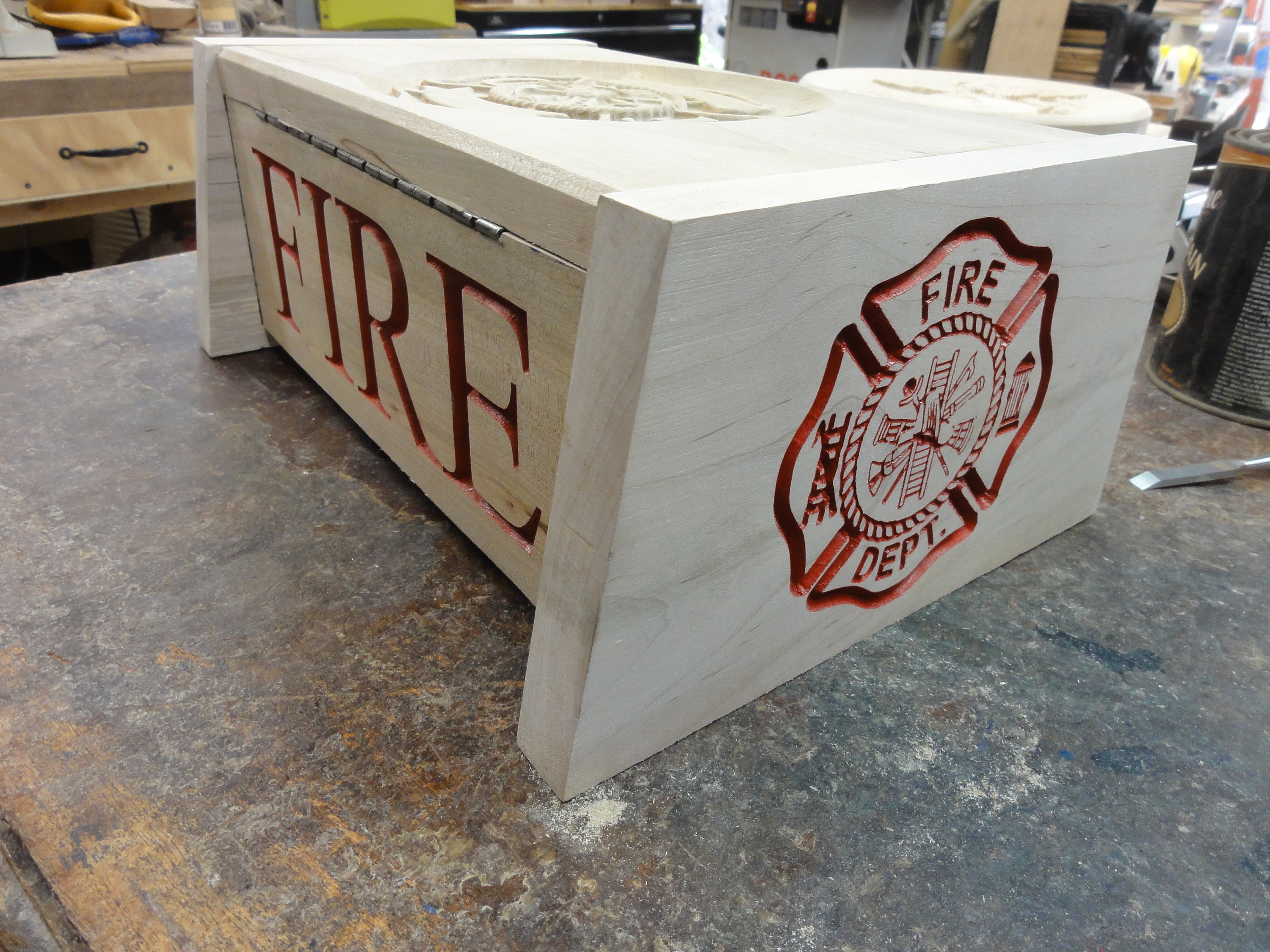 Fireman Box 9.5x13 Great for Gifts Retirements Recognition | Etsy