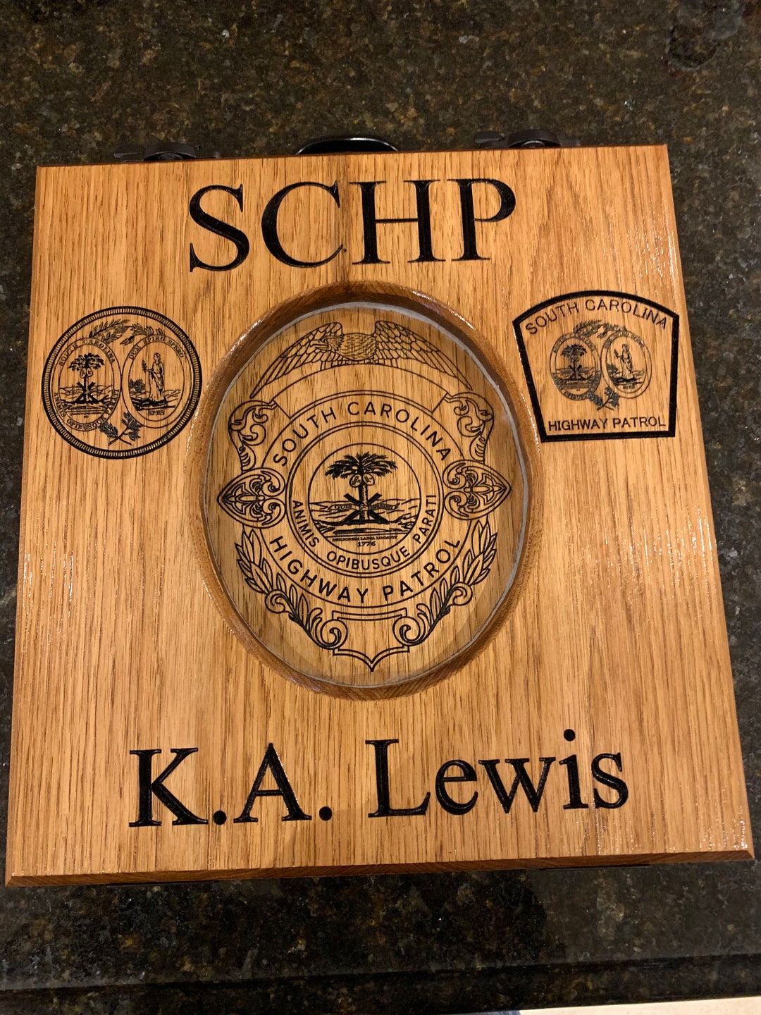 SCHP Hat Press Plaque, South Carolina Highway Patrol SCHP Campaign Hat ...