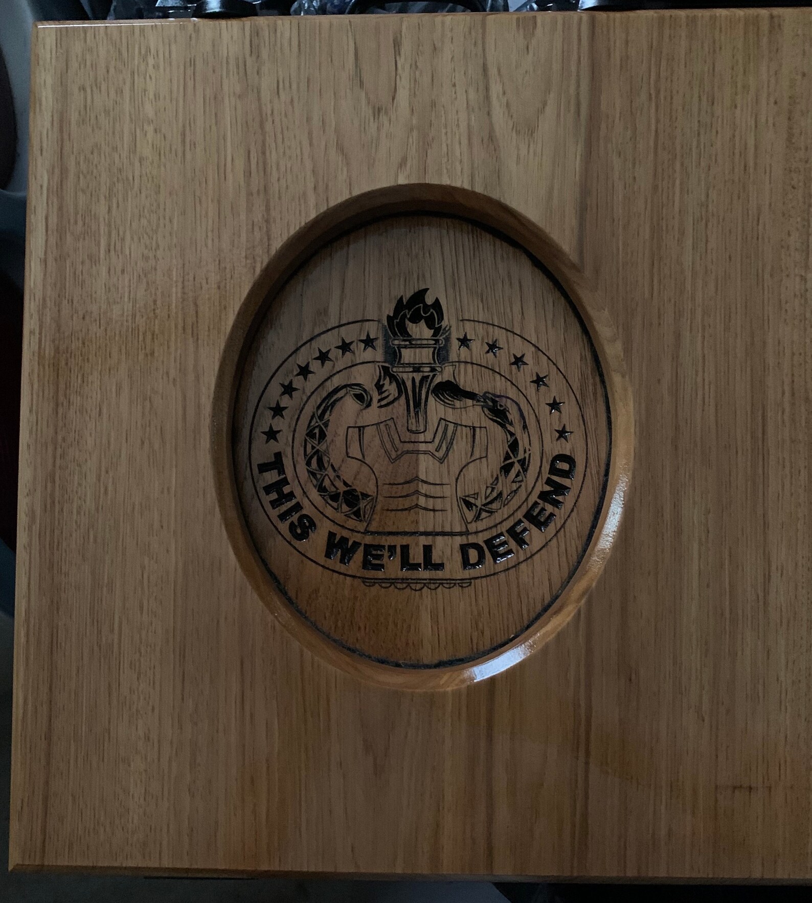 USMC Drill Instructor Campaign Hat Press / Plaque Approx 14.5x15.5 DI ...