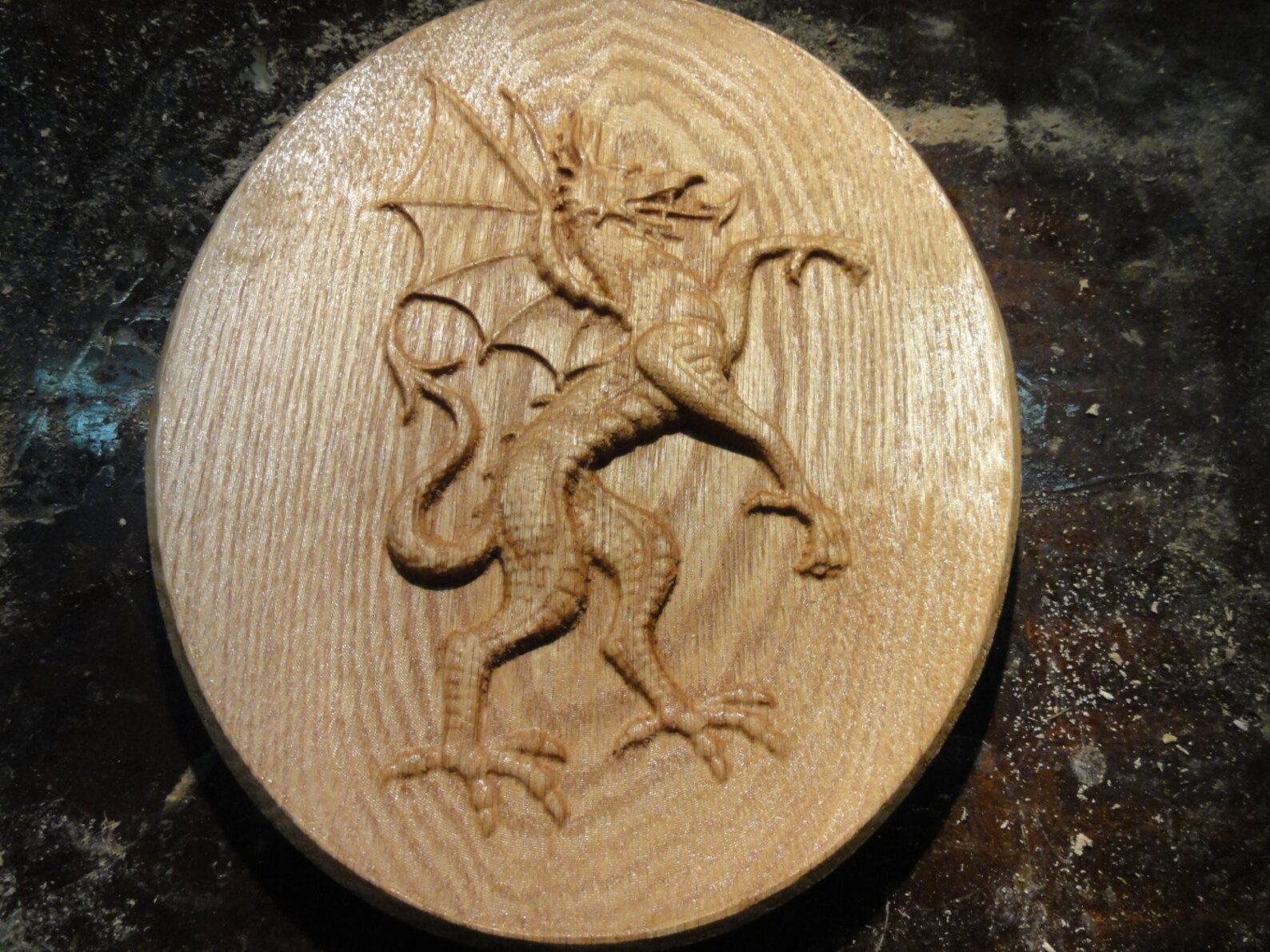 Dragon 3D Hanging (your Choice of Size, Shape and Wood) - Etsy