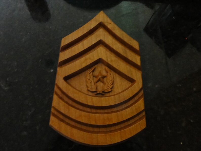 Command Sergeant Major E-9 Plaque Approx 10x6 - Etsy