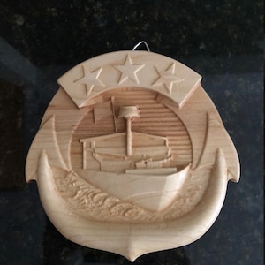 US Navy Small Craft Pin (your Choice of Size and Wood) - Etsy