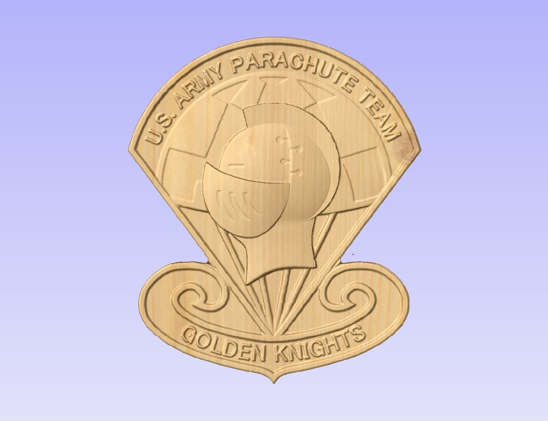 Golden Knight Plaque 10" (your Choice of Wood) - Etsy