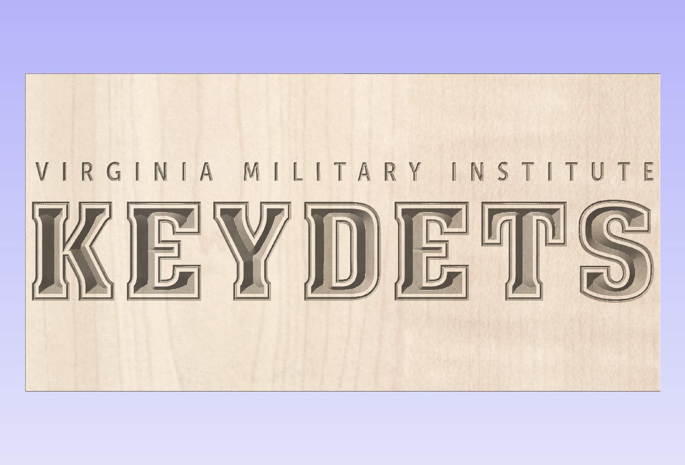 2D Plaque Virginia Military Institute VMI Your Choice of | Etsy