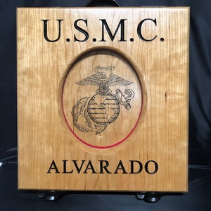 USMC Drill Instructor Campaign Hat Press / Plaque Approx 14.5x15.5 DI ...