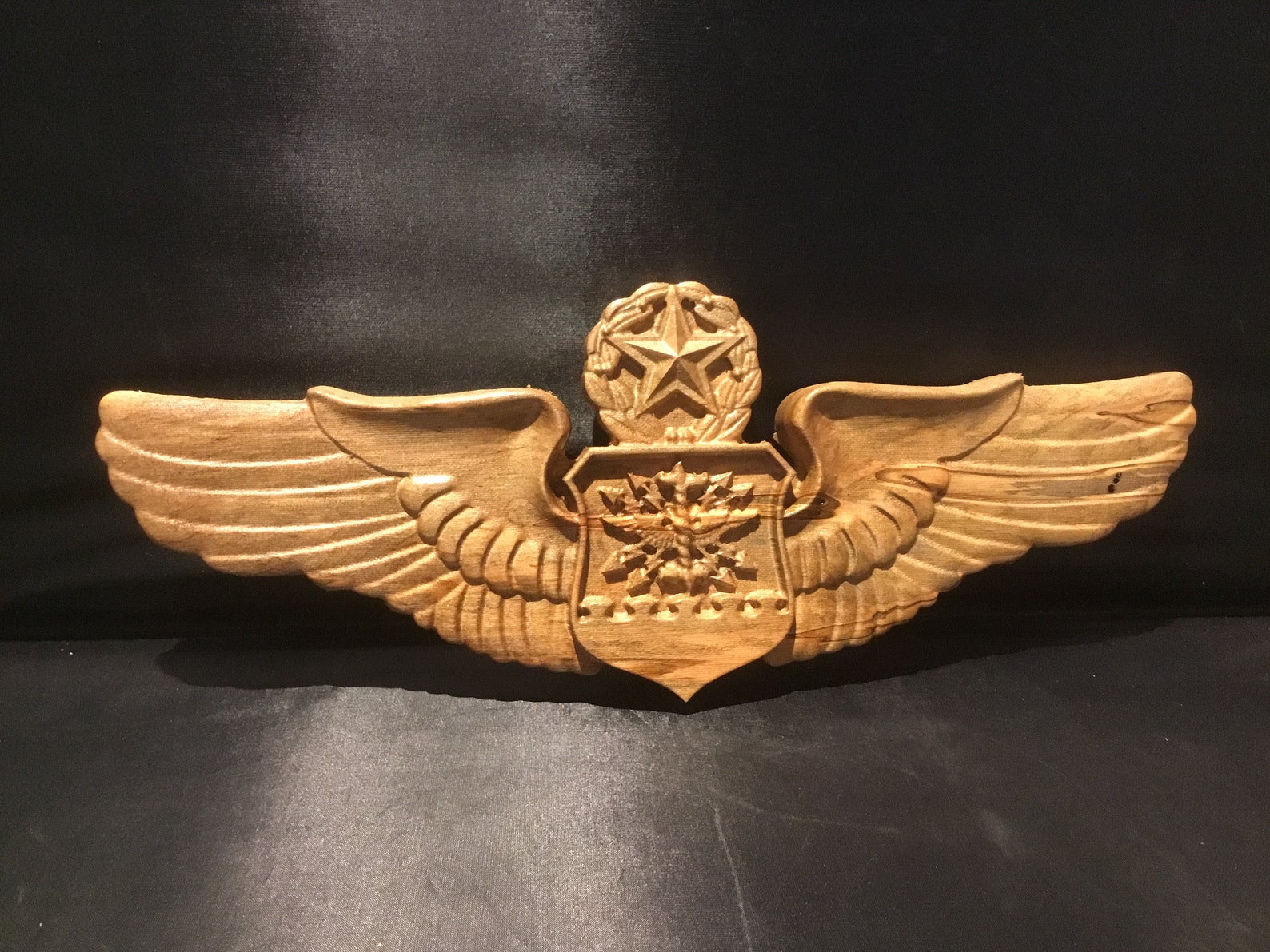 USAF Navigator/combat Systems Wings (your Choice of Wood and Size 18 ...