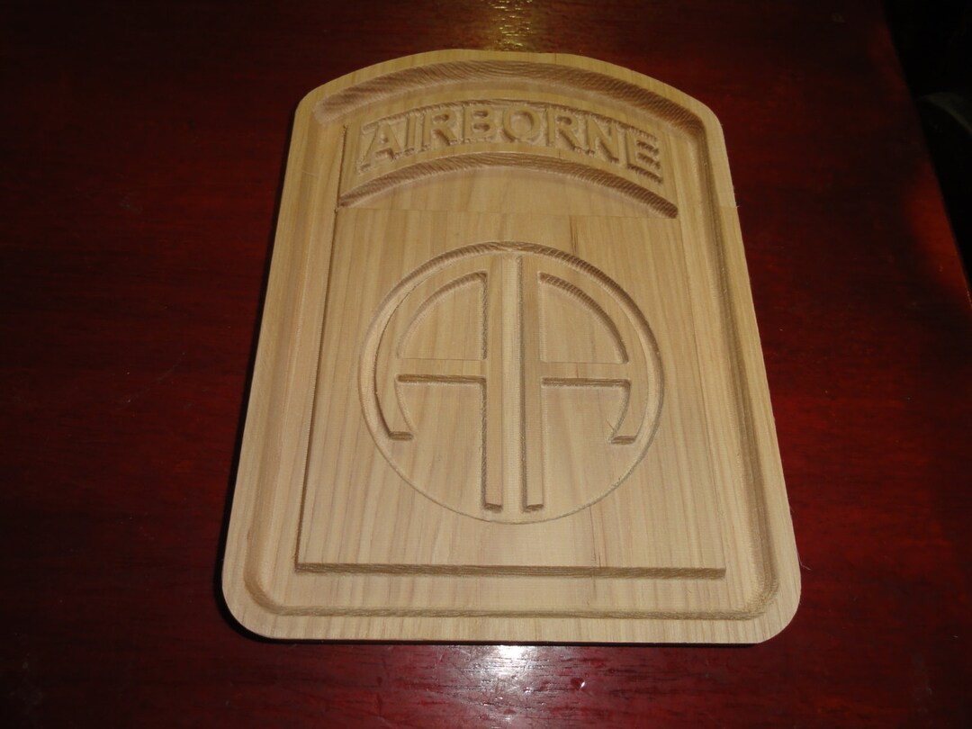 82nd Airborne Div Plaque (framed or Unframed) 9-10 Tall 6.5-7.25 Wide ...
