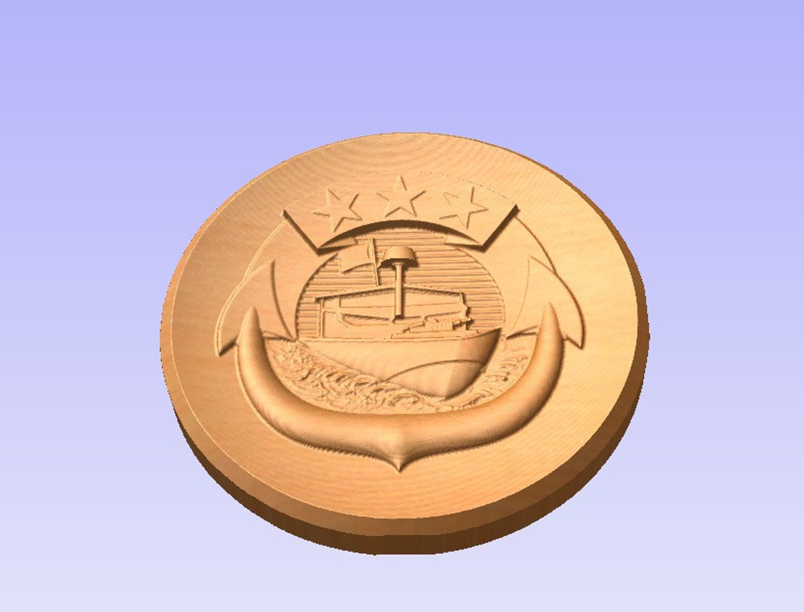 US Navy Small Craft Pin (your Choice of Size and Wood) - Etsy