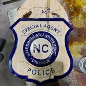 North Carolina Alcohol Law Enforcement ALE, NCALE Approx 12" - Etsy