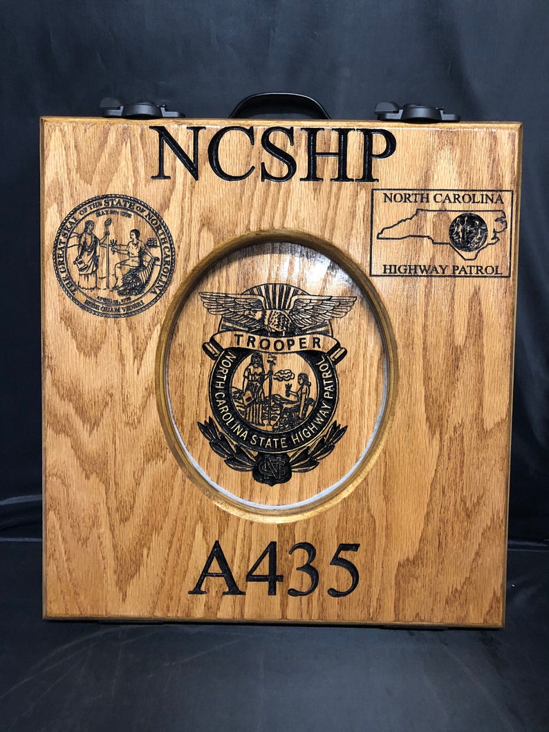 Georgia State Patrol (GSP), State Trooper, Campaign Hat Press/plaque ...