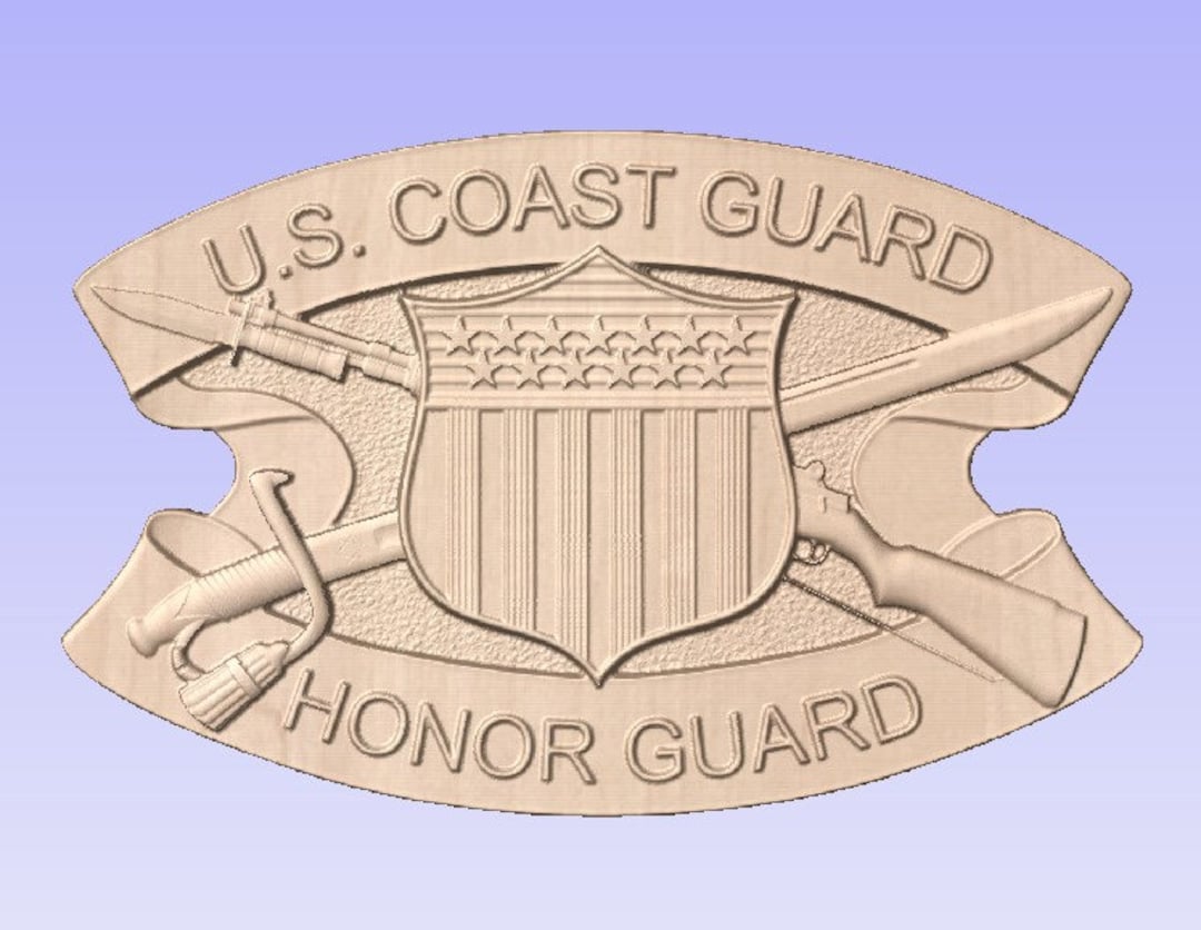 USCG Honor Guard Approx. 14 (Your Choice of wood) - Etsy Österreich