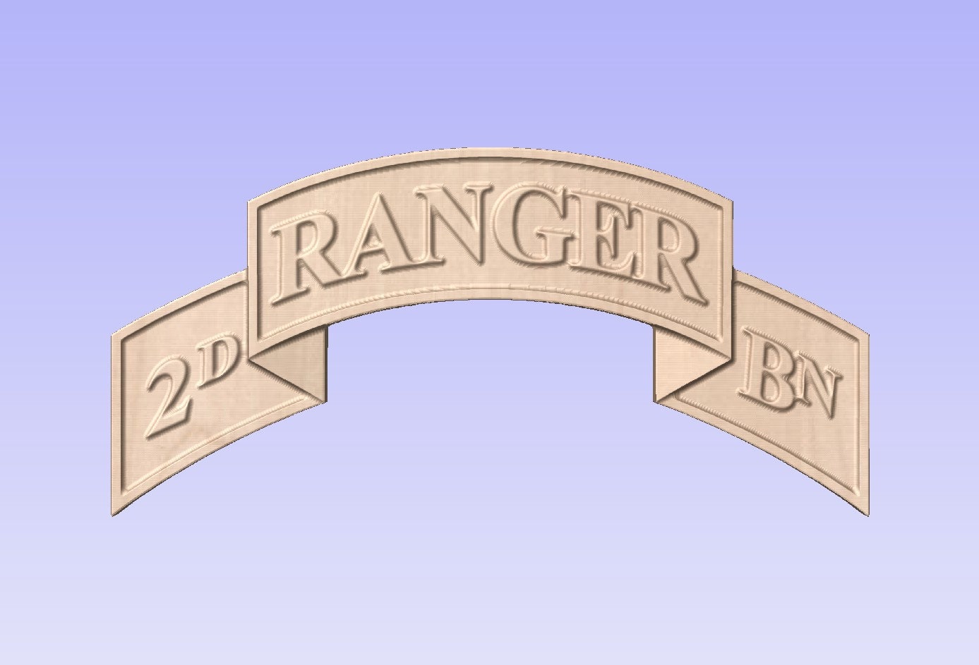 75th Ranger Regiment Scroll approx. 17x7 Your Choice 75th | Etsy