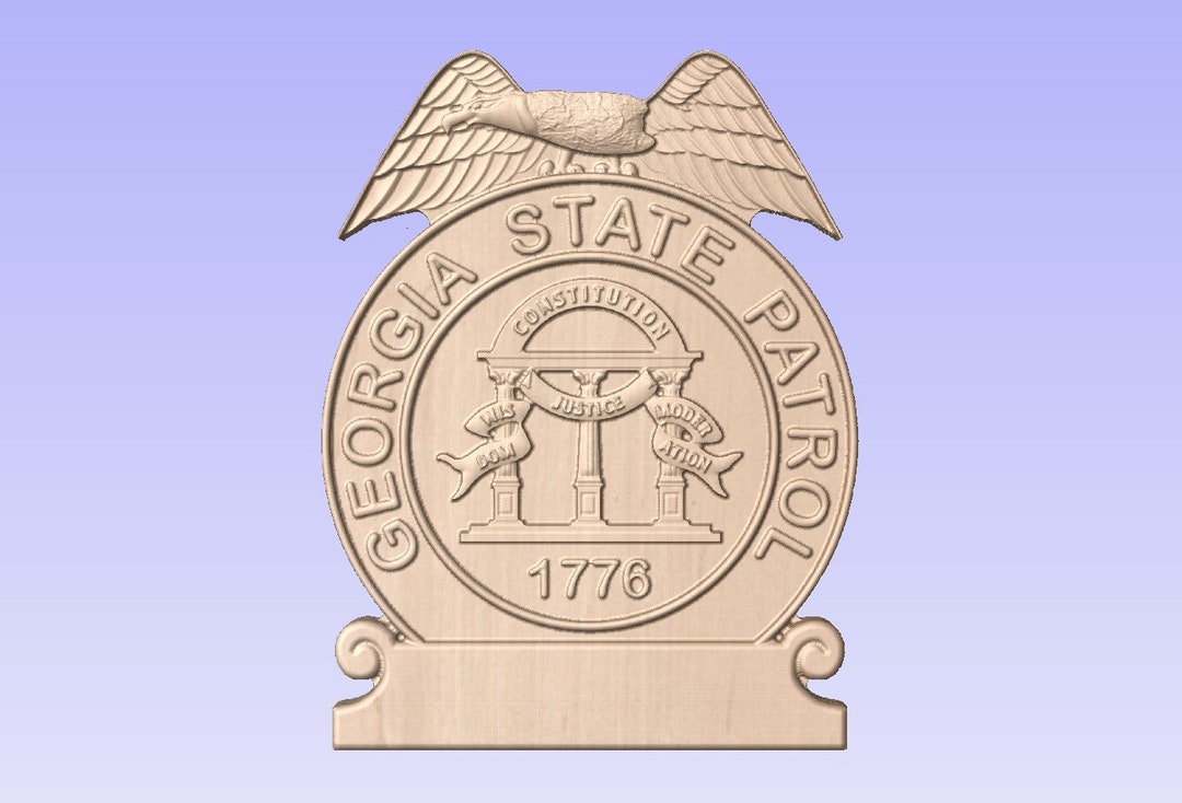 Georgia State Patrol (GSP), State Trooper, Badge Approx 11" - Etsy
