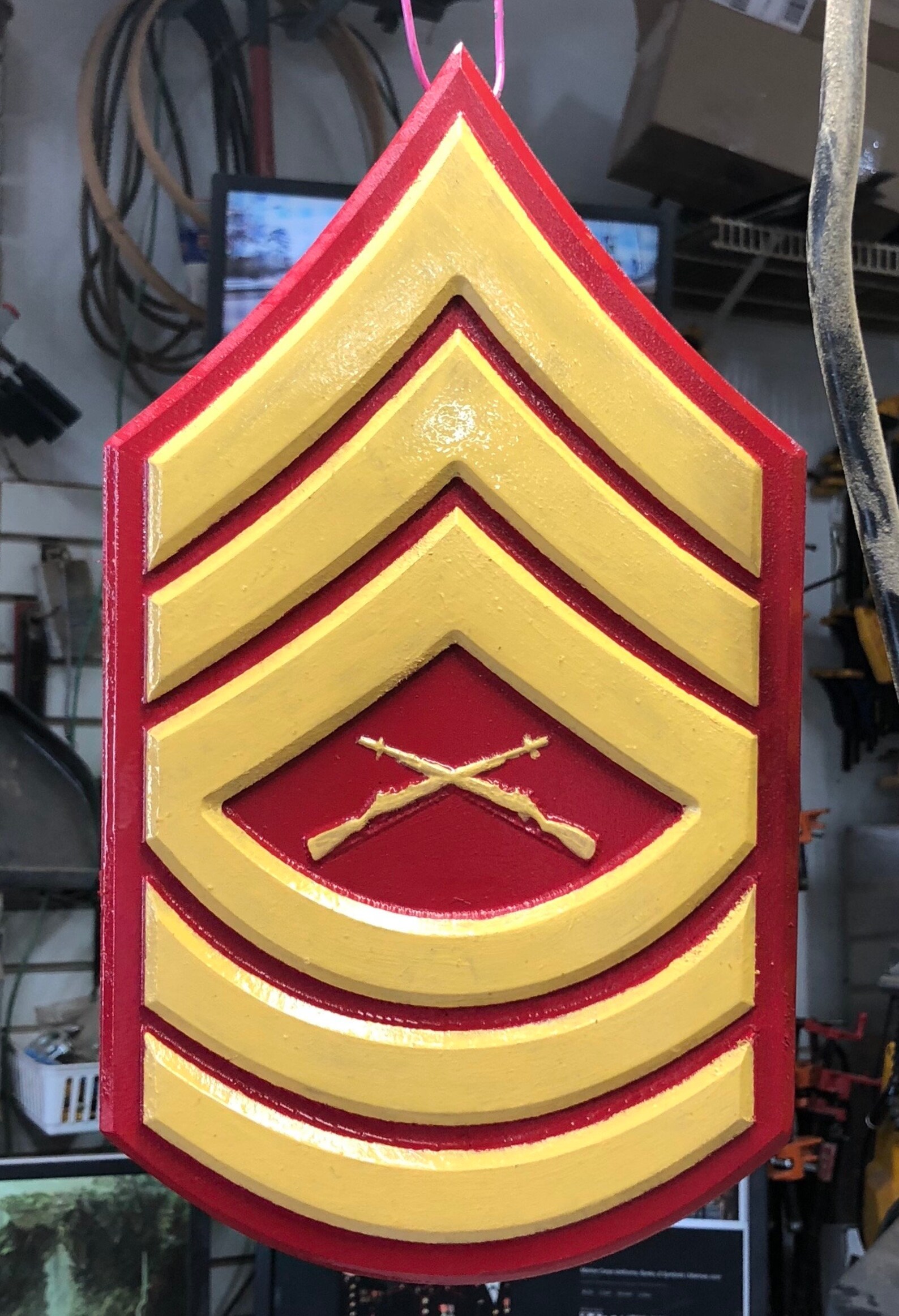 Marine Corps Master Sergeant Plaque E-8 Approx 11.5x7 - Etsy