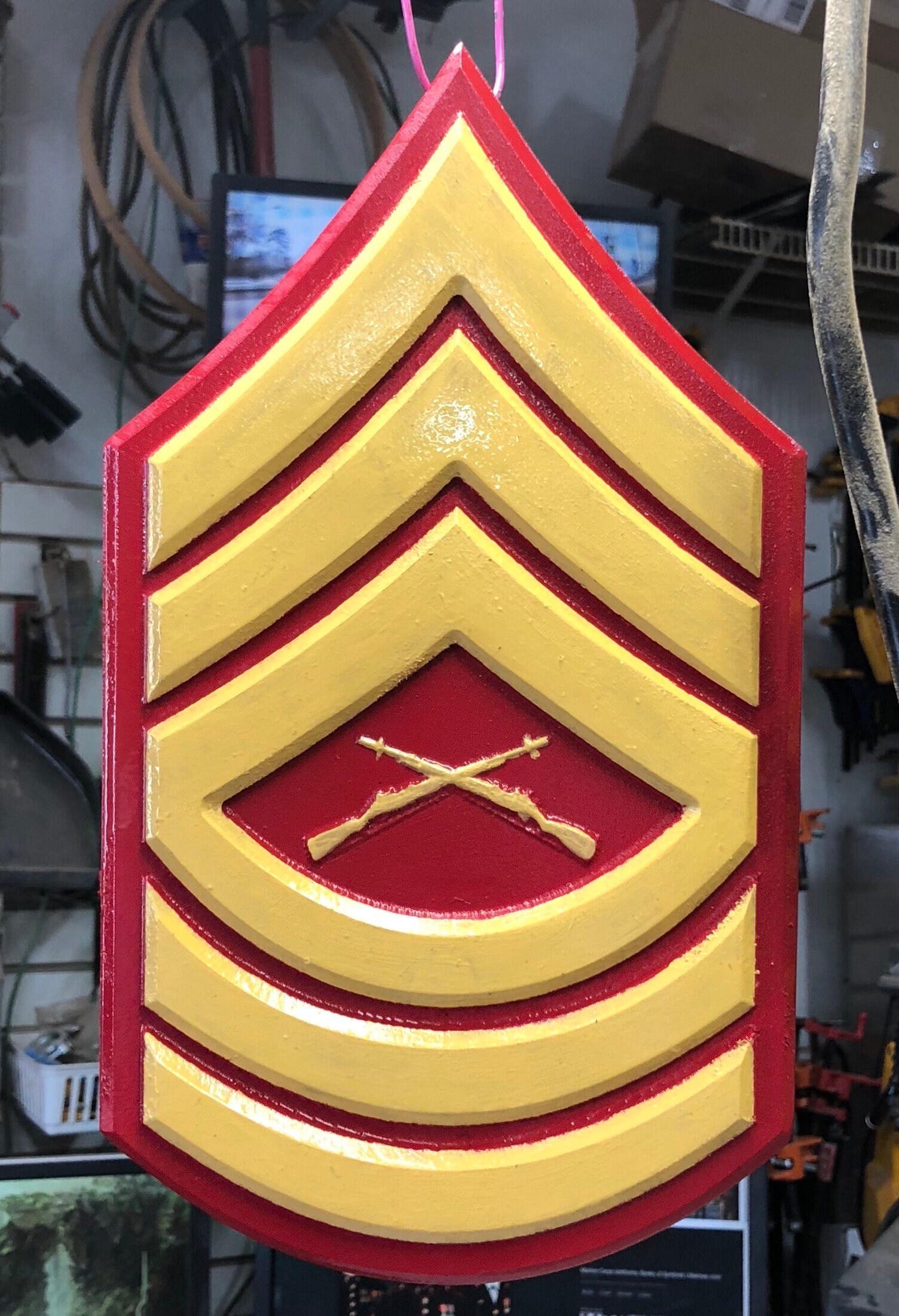 Marine Corps Master Sergeant Plaque E-8 Approx 11.5x7 - Etsy