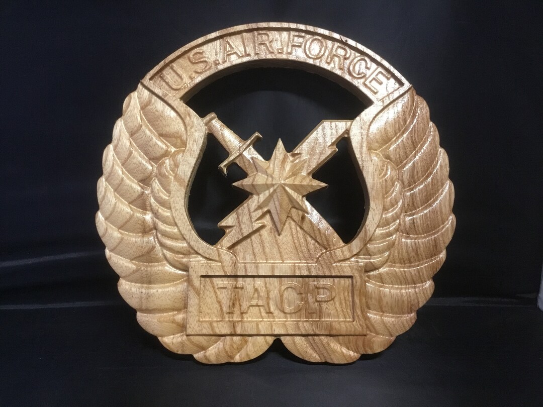 USAF 3D TACP (your Choice of Size and Wood) United States Air Force - Etsy