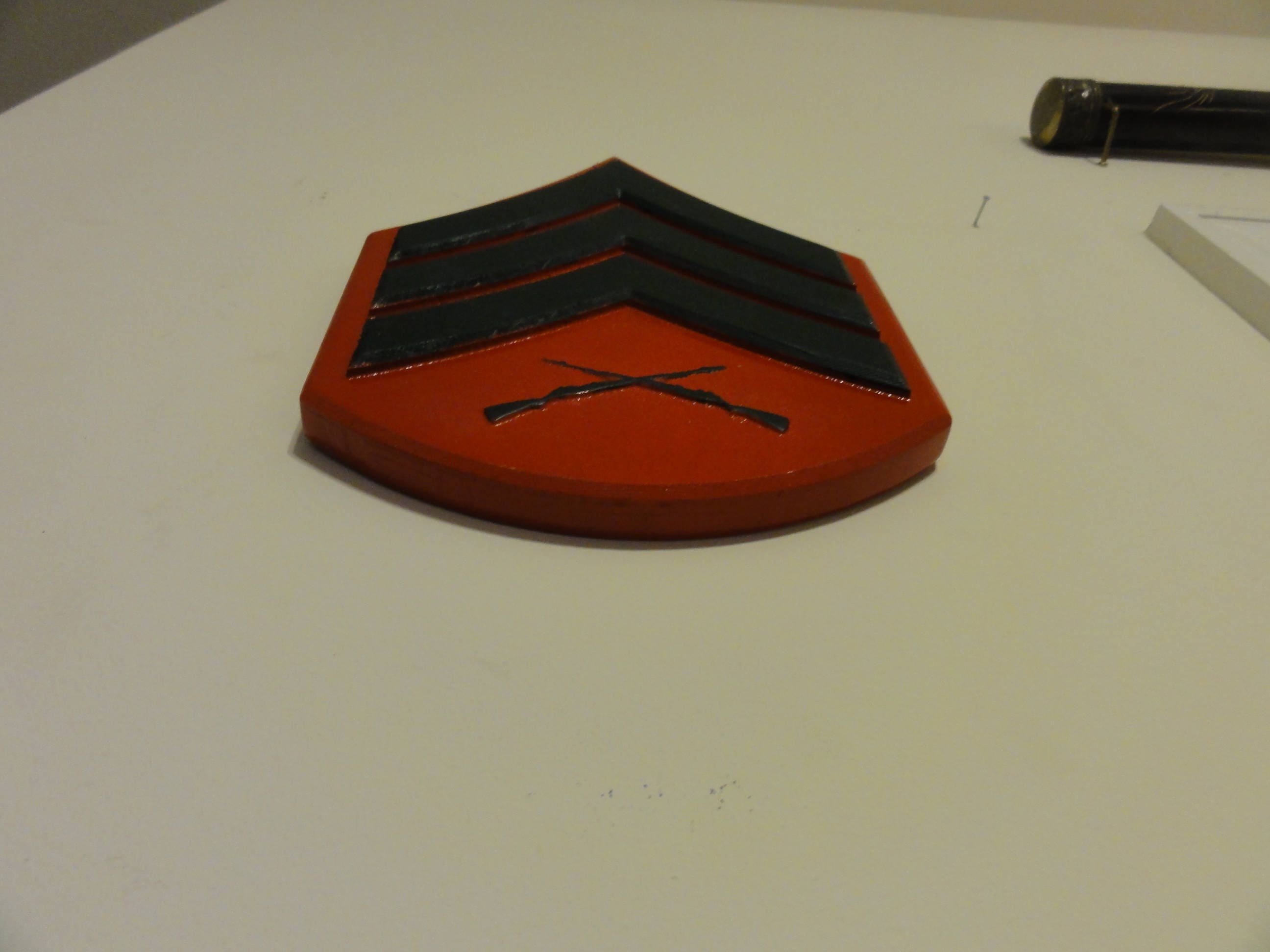 Marine Corps Sergeant Major Plaque E-9 Approx 12.2x7 United | Etsy