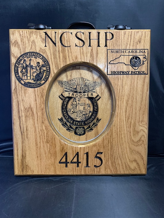 NCSHP Hat Press Plaque North Carolina Highway Patrol NCSHP - Etsy