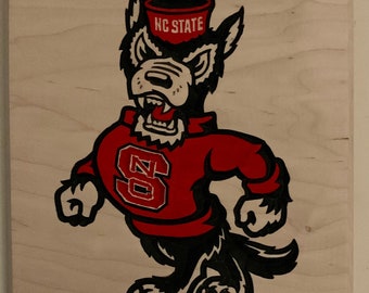 NC State University WOLFPACK Tuffy Plaques your Choice of | Etsy