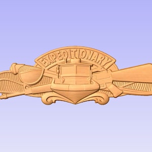 Enlisted Expeditionary Warfare Specialist EWS Plaque Approx 16-17" Wide ...