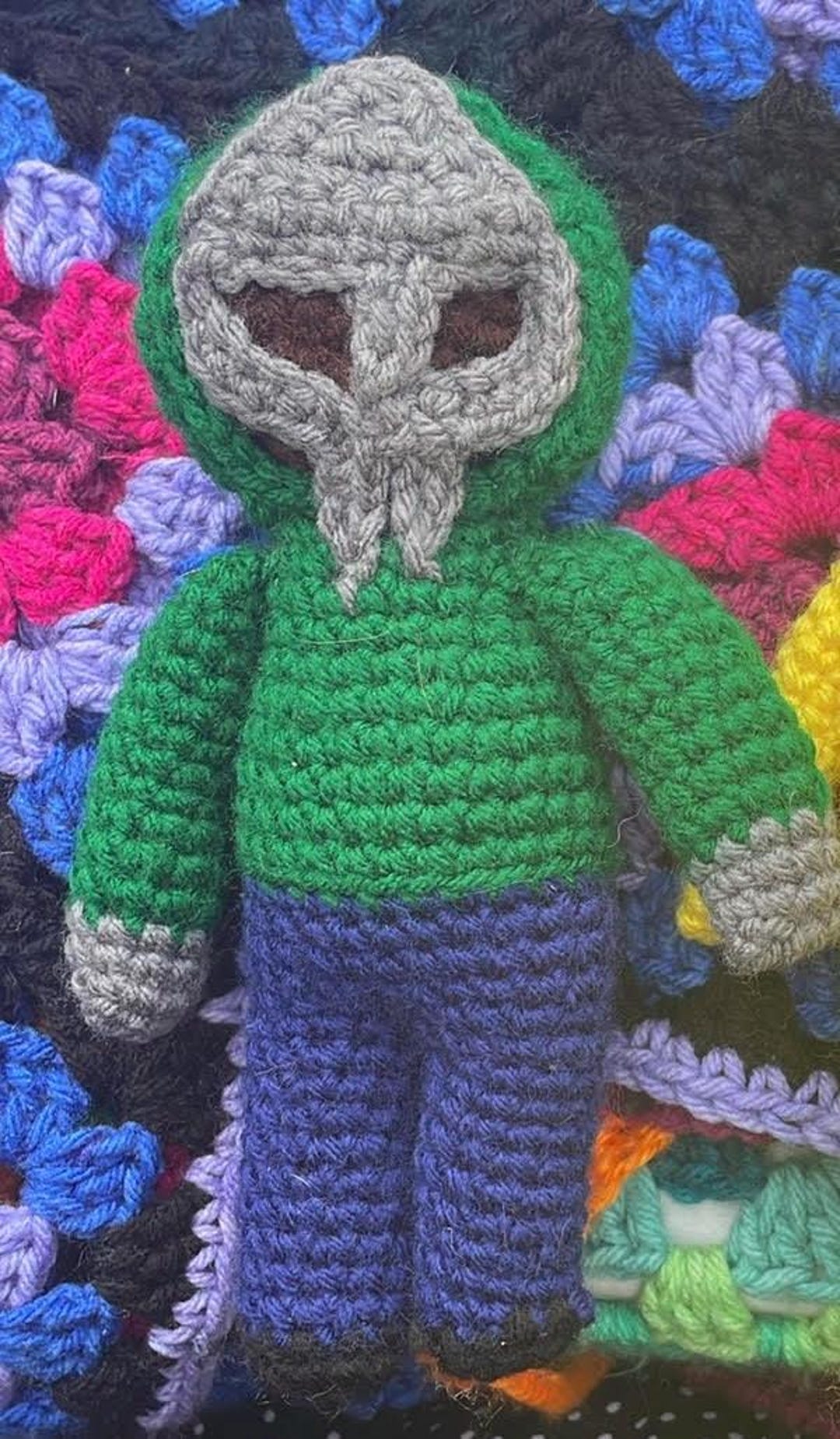 Crochet MF Doom Doll - Etsy