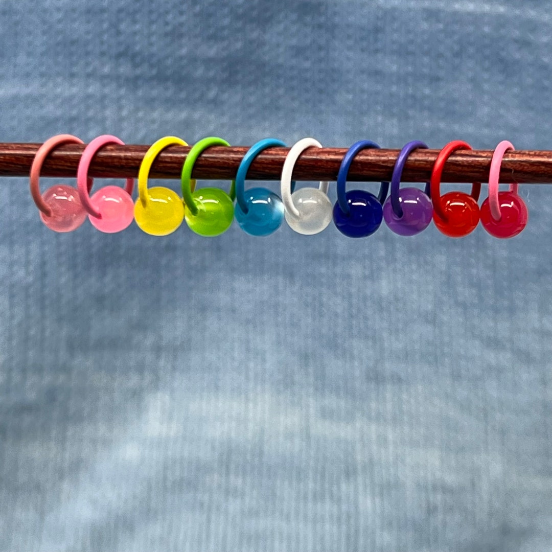 Acrylic Cat-eye Stitch Markers - Etsy
