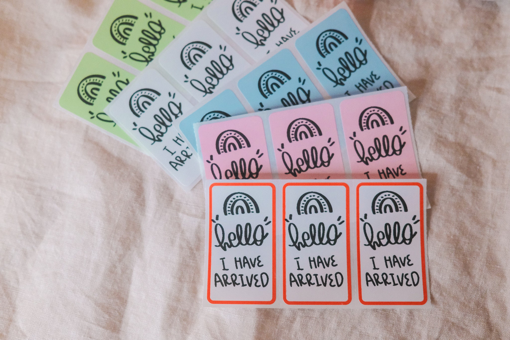 Hello packing Labels Shipping Stickers Packing Labels Small | Etsy