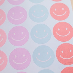Smile Sticker, Hand Drawn Smile Sticker, Cute Packaging Sticker,etsy ...