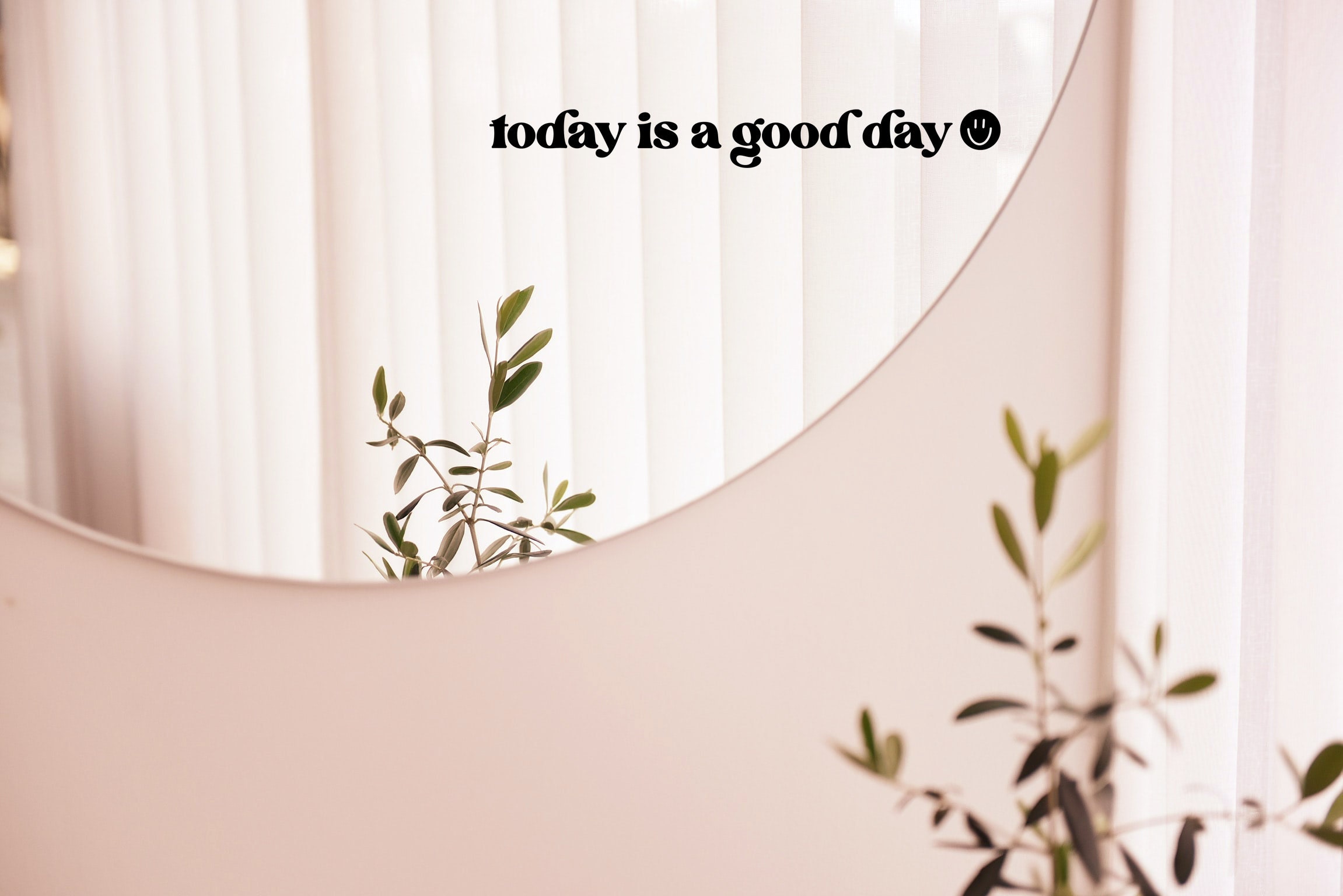 Inspirational Mirror Decal: "today is a Good Day" Vinyl Sticker - Etsy
