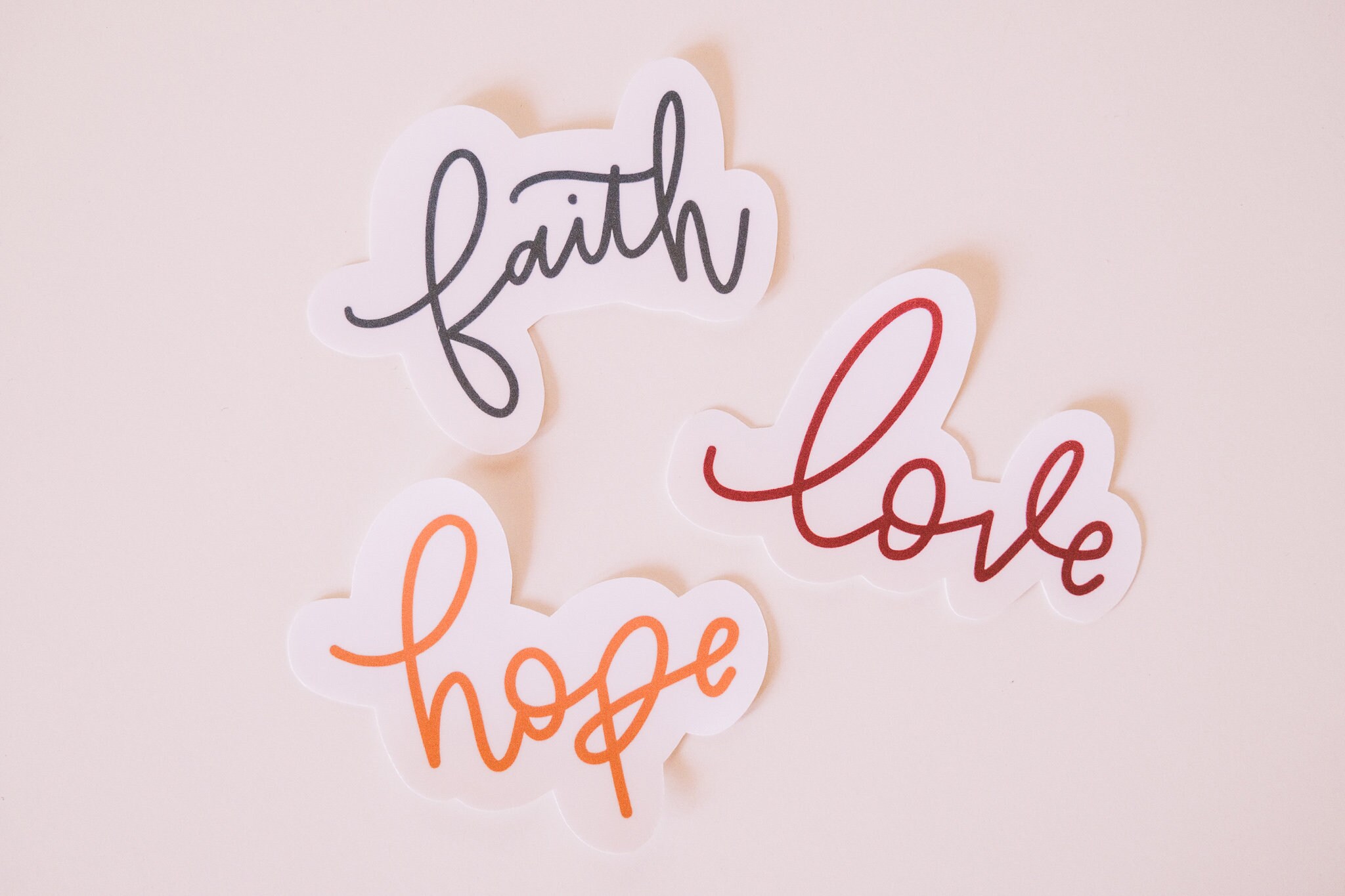 Faith Hope Love Stickers Faith Stickers Christian Stickers - Etsy