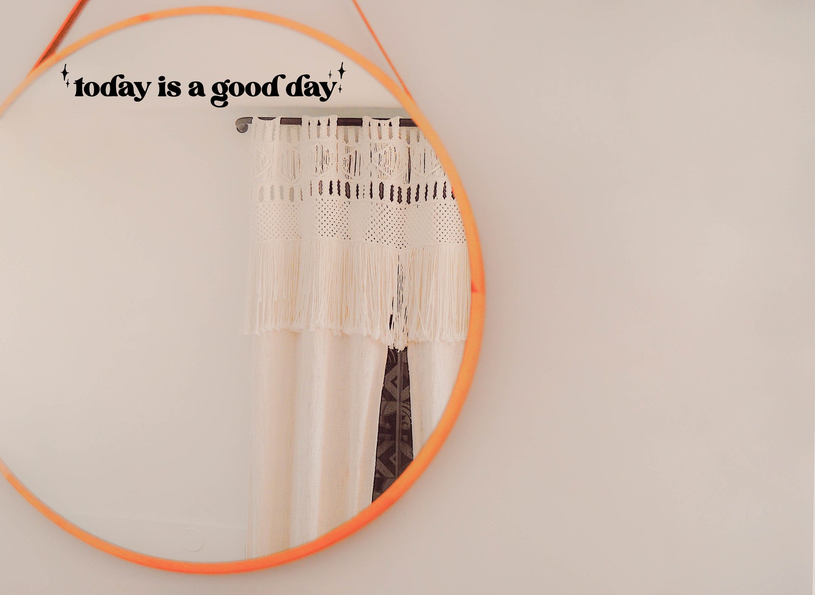 Inspirational Mirror Decal: "today is a Good Day" Vinyl Sticker - Etsy