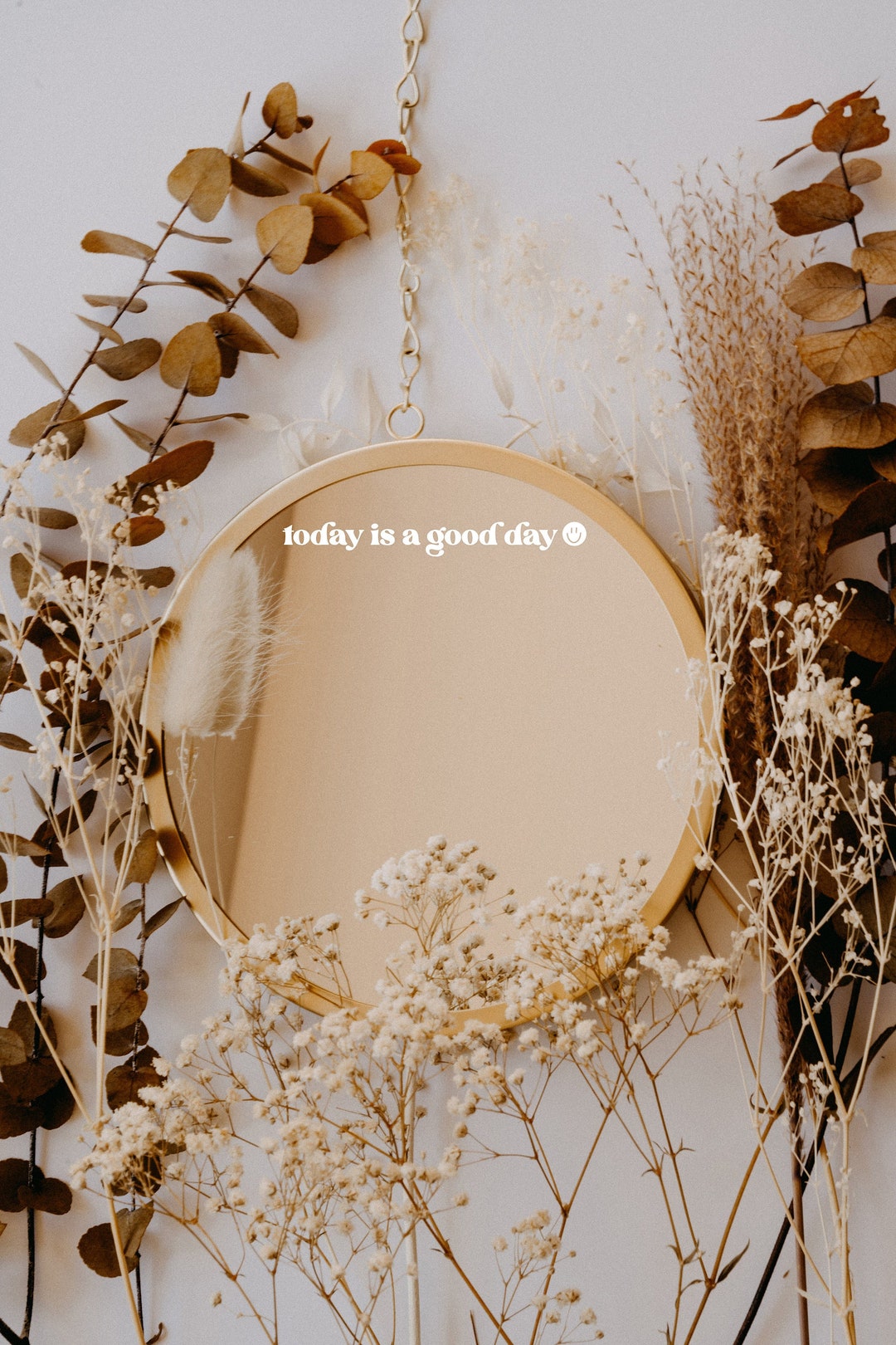 Inspirational Mirror Decal: "today is a Good Day" Vinyl Sticker - Etsy