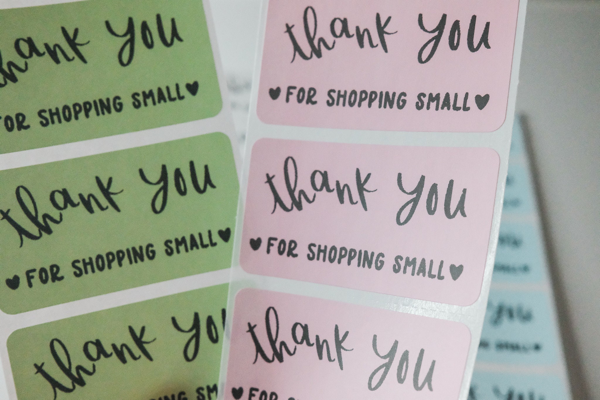 Thank you Stickers Small Business Sticker Packaging | Etsy