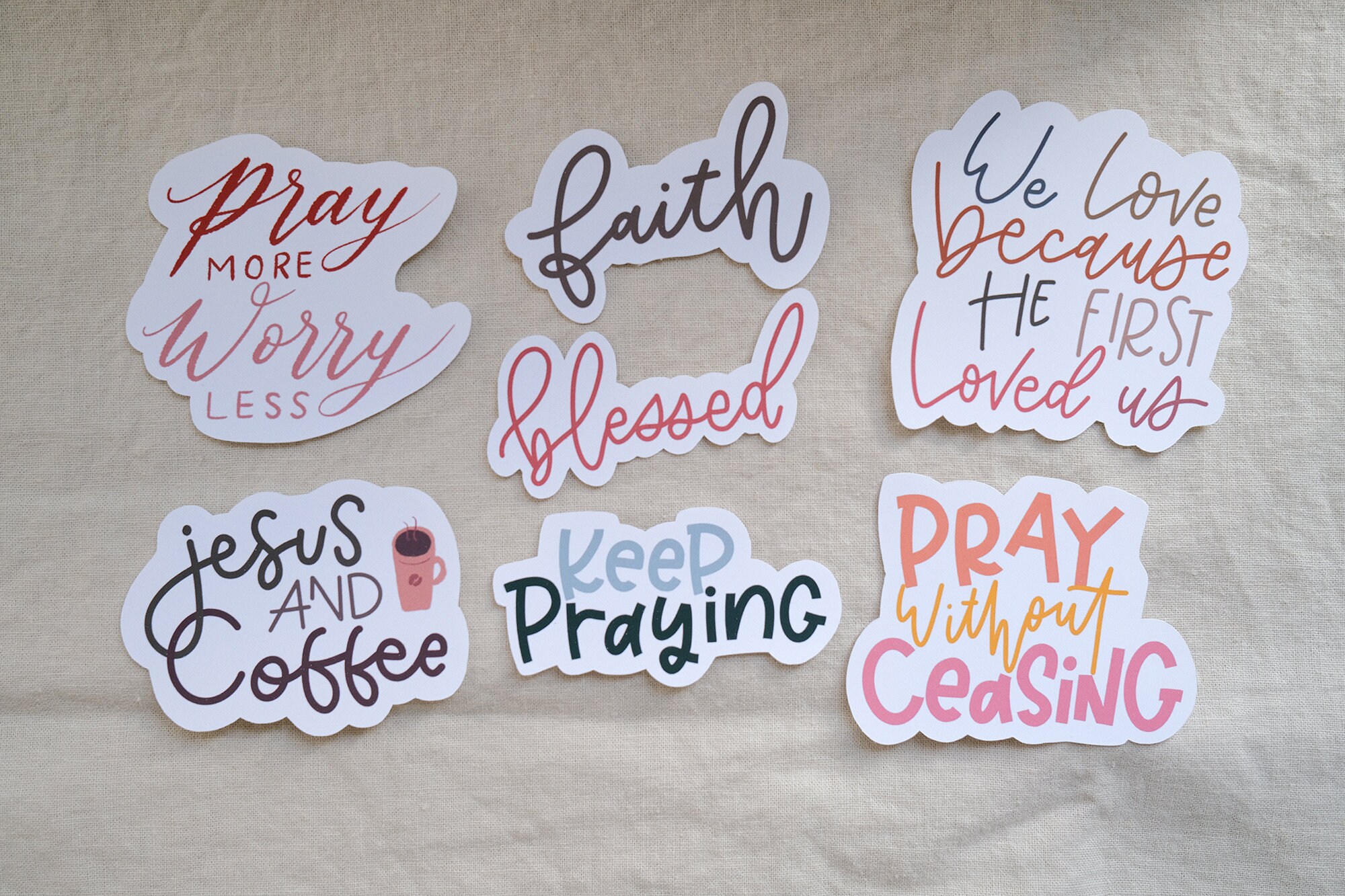 Christian Faith Sticker Faith Stickers Christian Stickers | Etsy