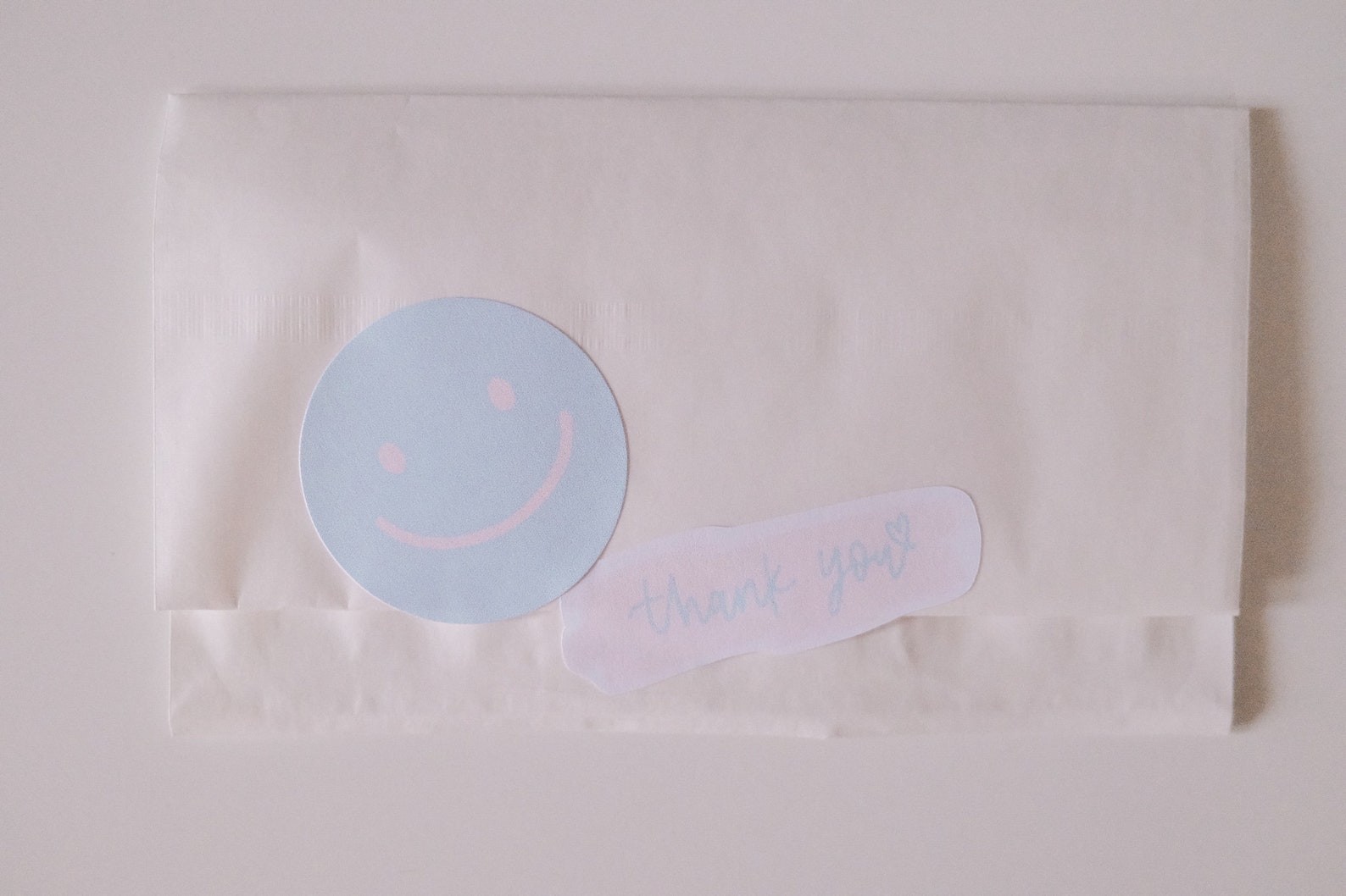 Smile Sticker Hand Drawn Smile Sticker Cute Packaging - Etsy