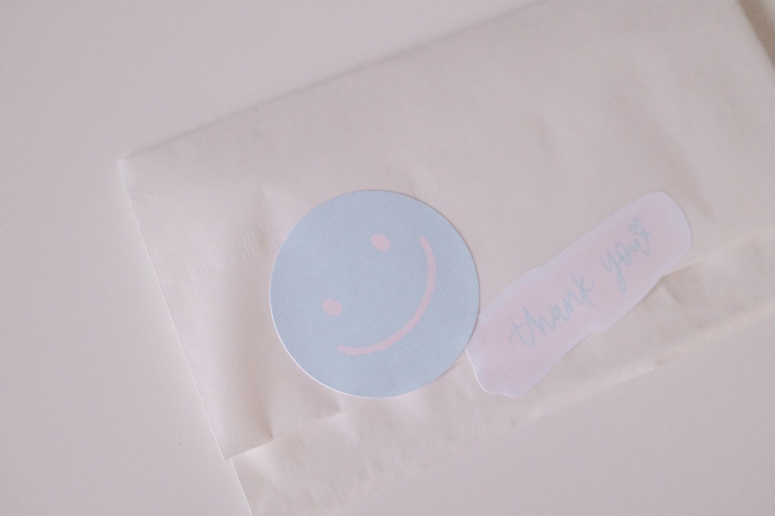 Smile Sticker Hand Drawn Smile Sticker Cute Packaging - Etsy