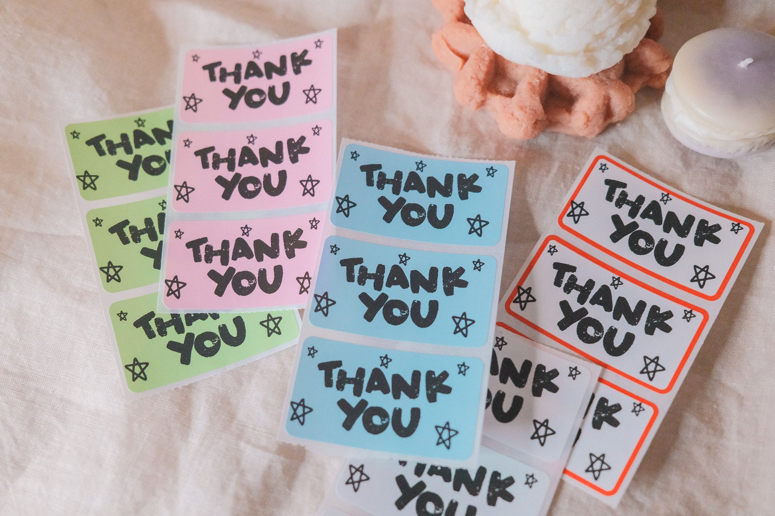 Thank You Stickers Thermal Printer Labels Small Business - Etsy