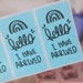 Hello Packing Labels Shipping Stickers Packing Labels Small - Etsy