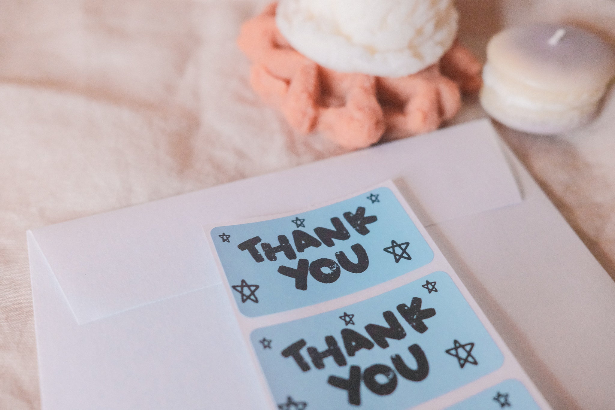 Thank You Stickers Thermal Printer Labels Small Business | Etsy