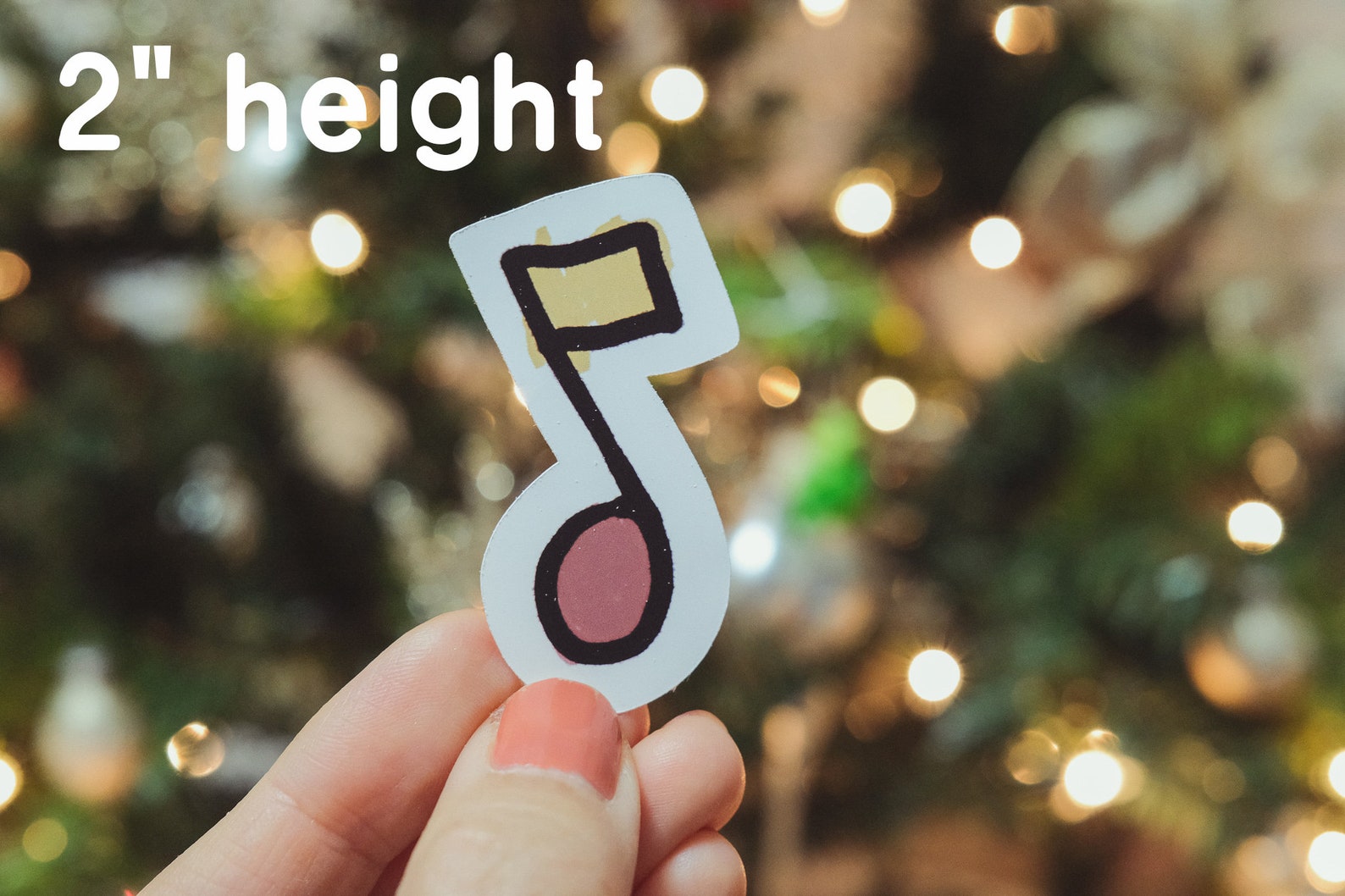 Music Notes Stickers Notes Waterproof Sticker Small Gift for - Etsy