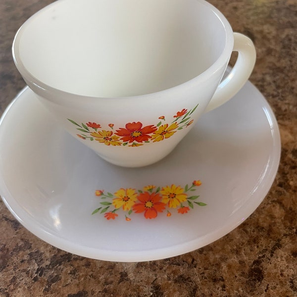 Fire King Coffee Cup - Etsy