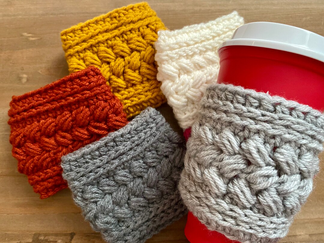 Cup Coozie / Hot or Iced Coffee / Crochet Coozie / Winter Bliss ...