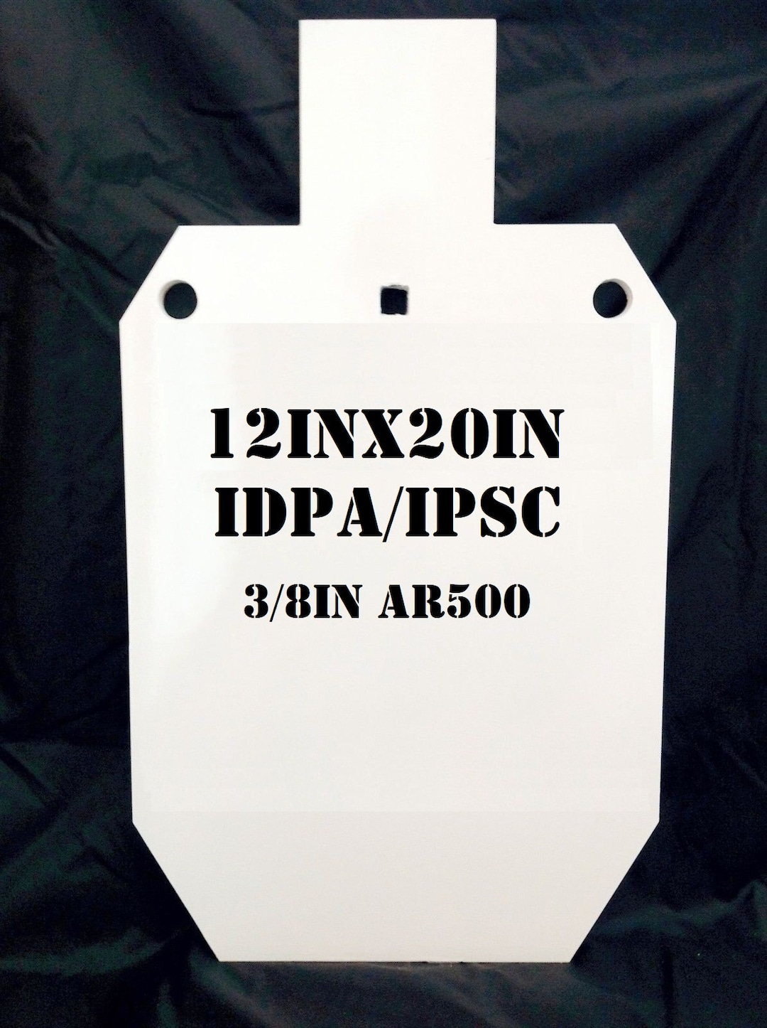 12X20 IDPA AR500 Gong Shooting Target 3/8in Rifle Target 1pc Steel ...