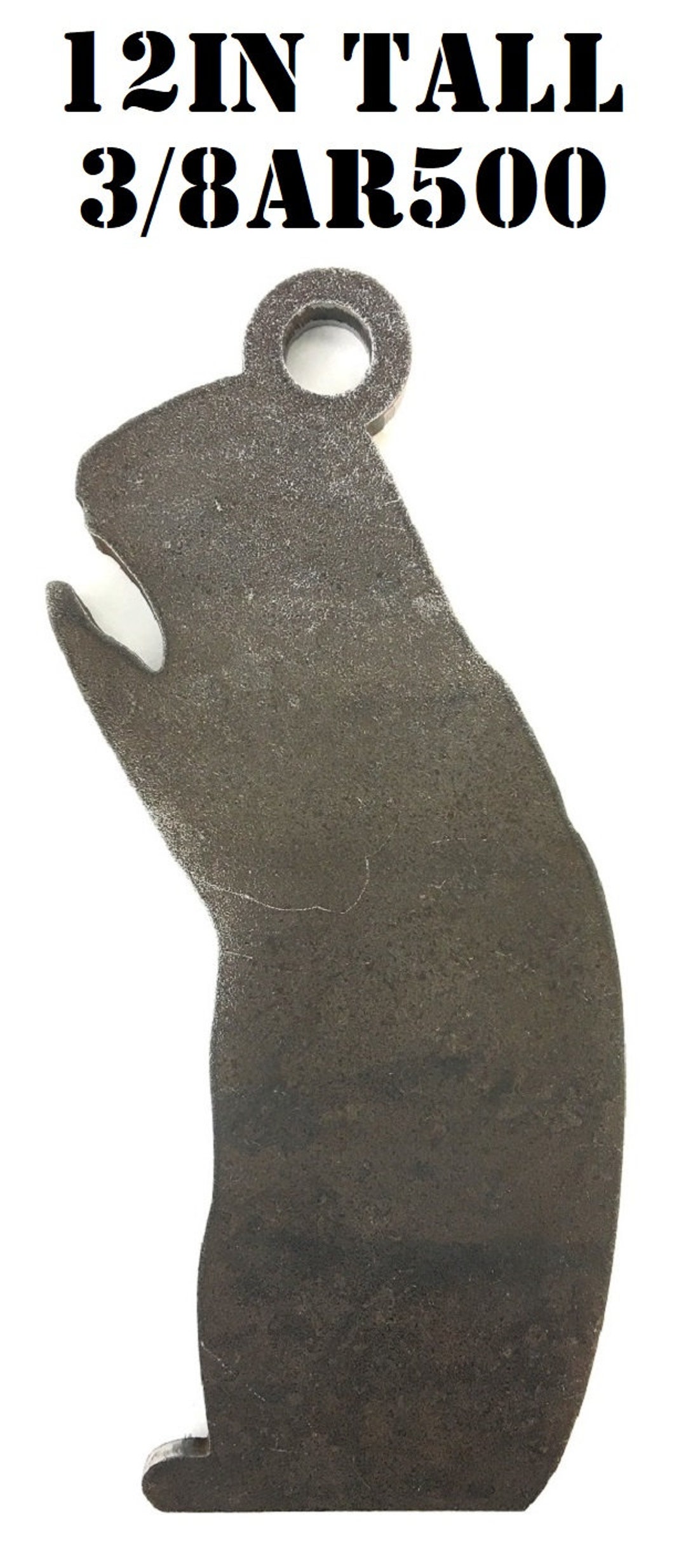 Magnum Target 12" Steel Shooting Target - 3/8" AR500 Prairie Dog Animal ...