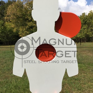 Magnum Target AR500 Combatant Steel Hostage Reactive IDPA - Etsy